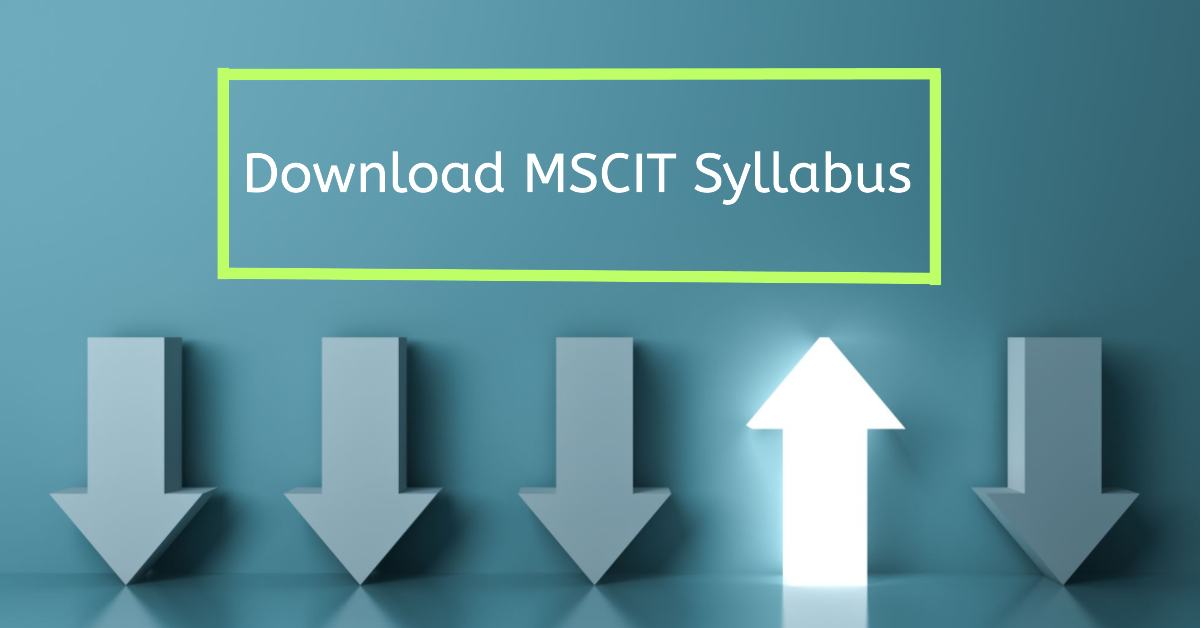 MSCIT Syllabus 2025: English, Marathi & Hindi PDF Download